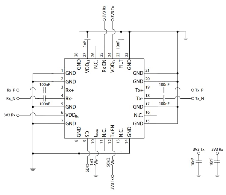 AFBR-FS13B25 Optical Wireless Transceiver - Broadcom | Mouser